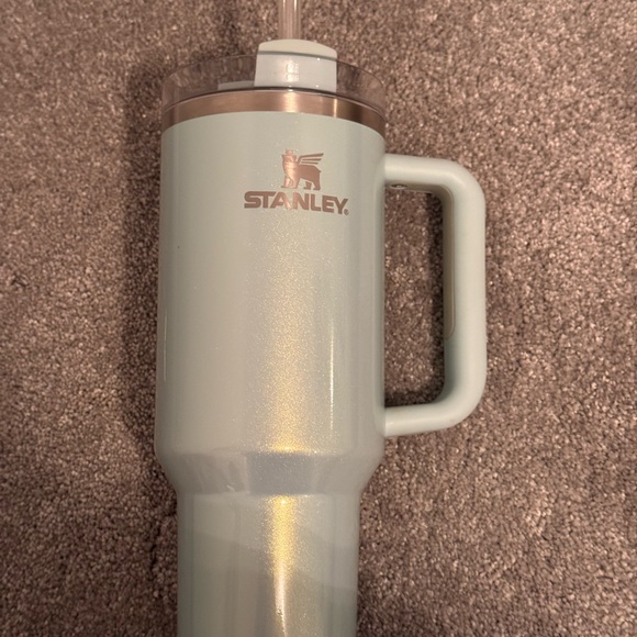 Stanley | Dining | Stanley Shimmering Light Blue Tumbler With Handle ...